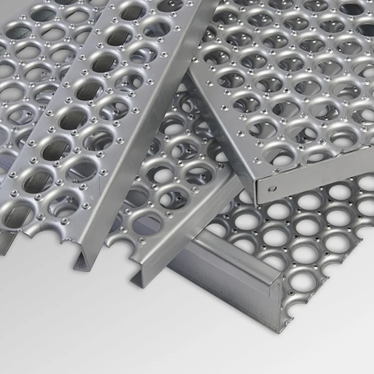 Perforated Safety Grate Ladder Rungs - Durable & Anti-slip