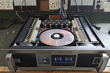 4-channel Stereo Power Amplifier - 1200wx4 for DJ Sound Set