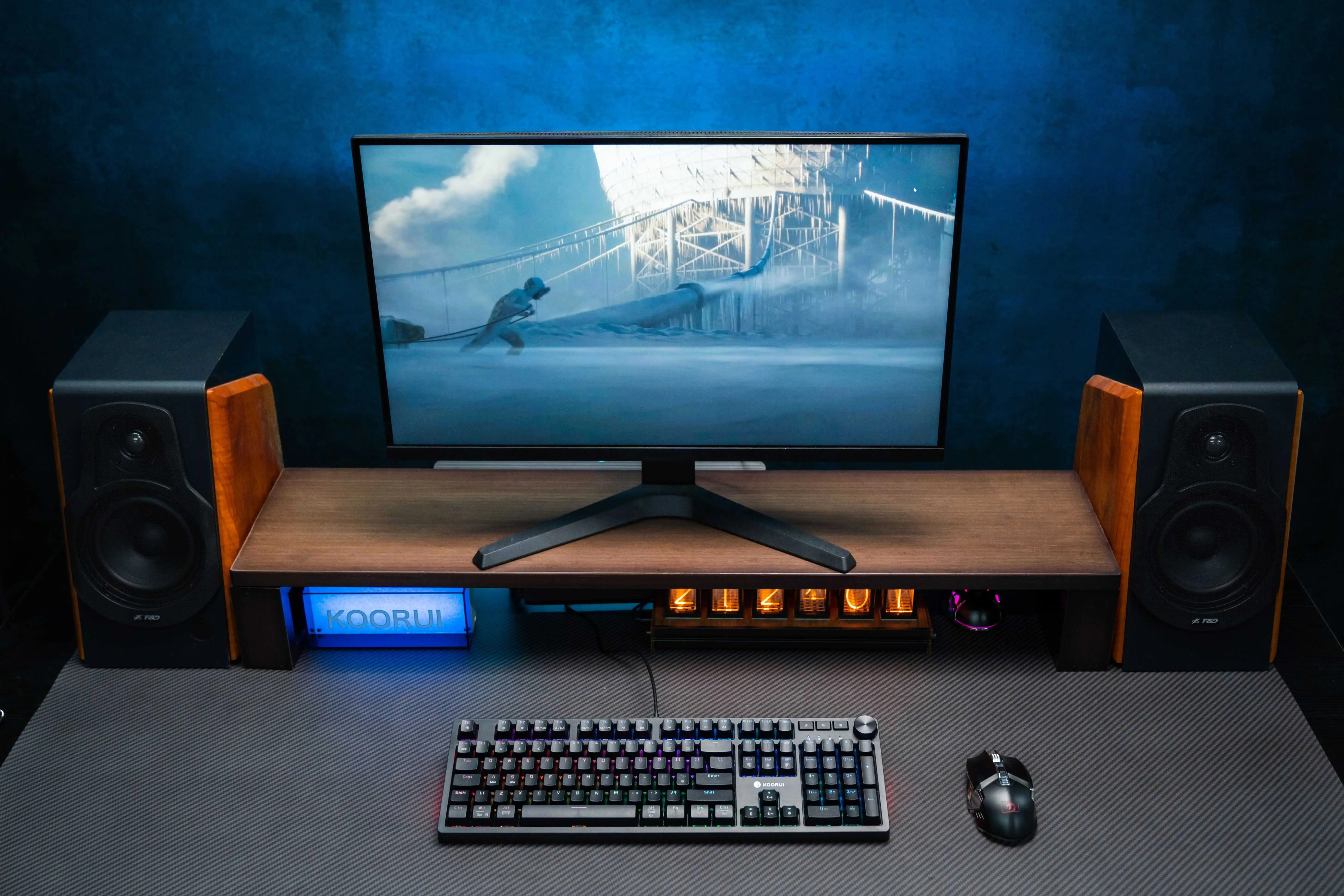 RGB Wired Mechanical Gaming Keyboard with 104 Keys & Custom Design