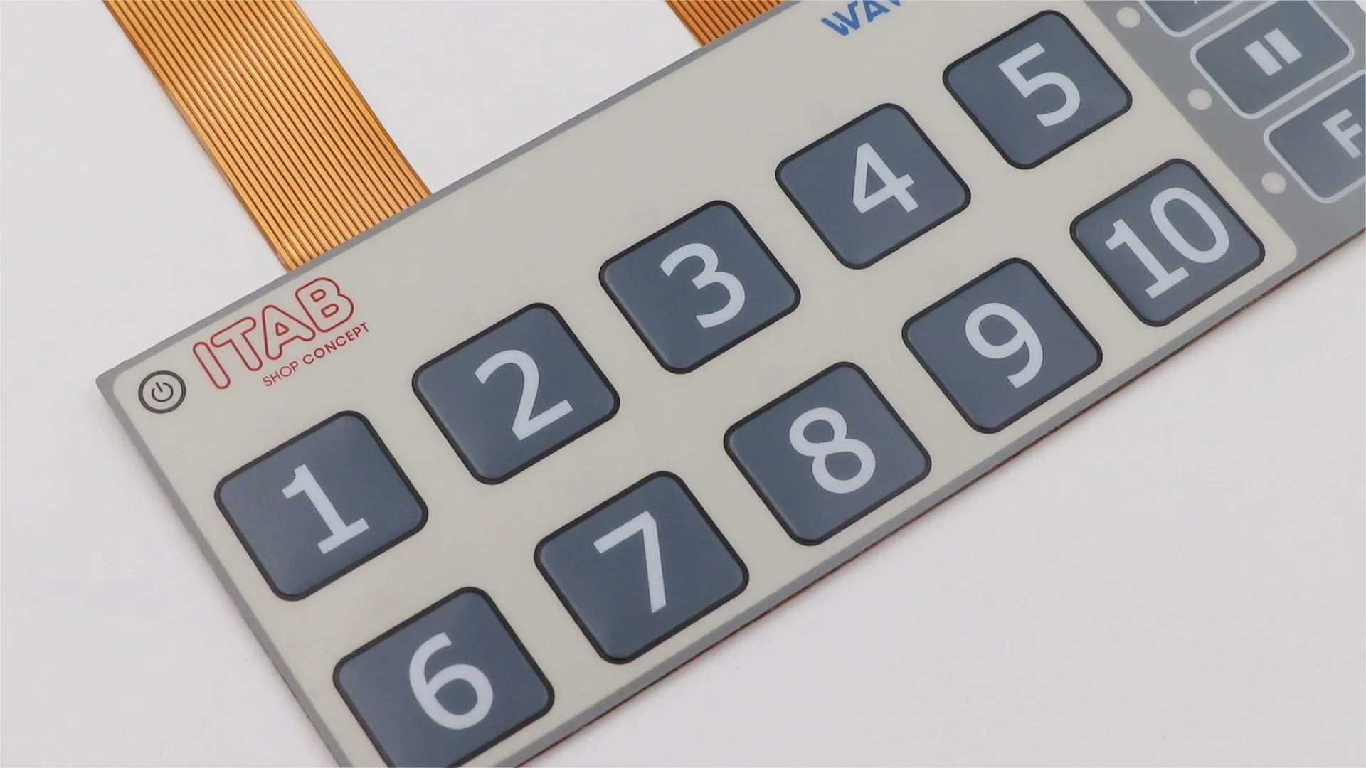 12 Key Metal Dome Testing Equipment Membrane Switch Panel Membrane ...