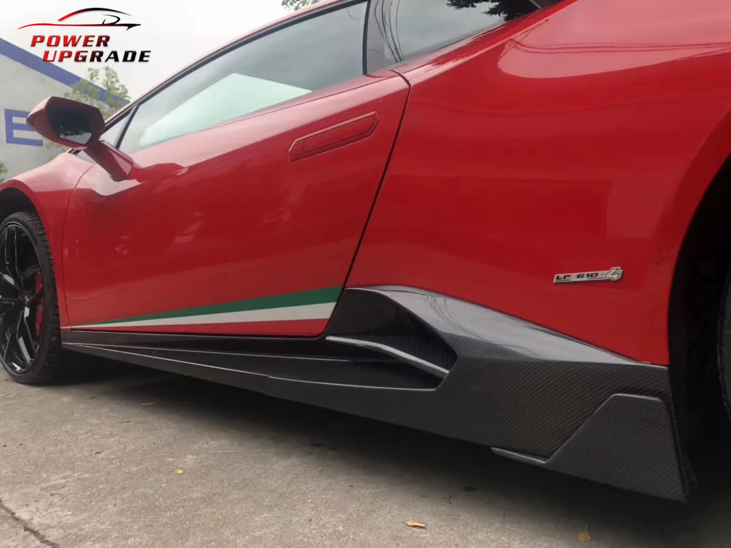 M Style Carbon Fiber Front Bumper Front Lip Side Skirt Diffuser Spoiler ...