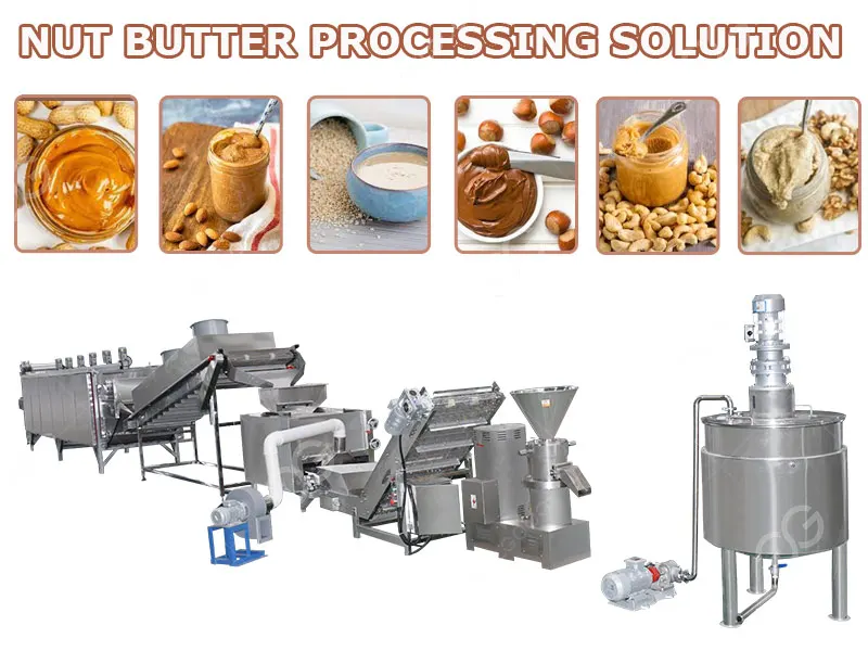 Industrial Sesame Butter Production Line Sesame Paste Maker Machine ...