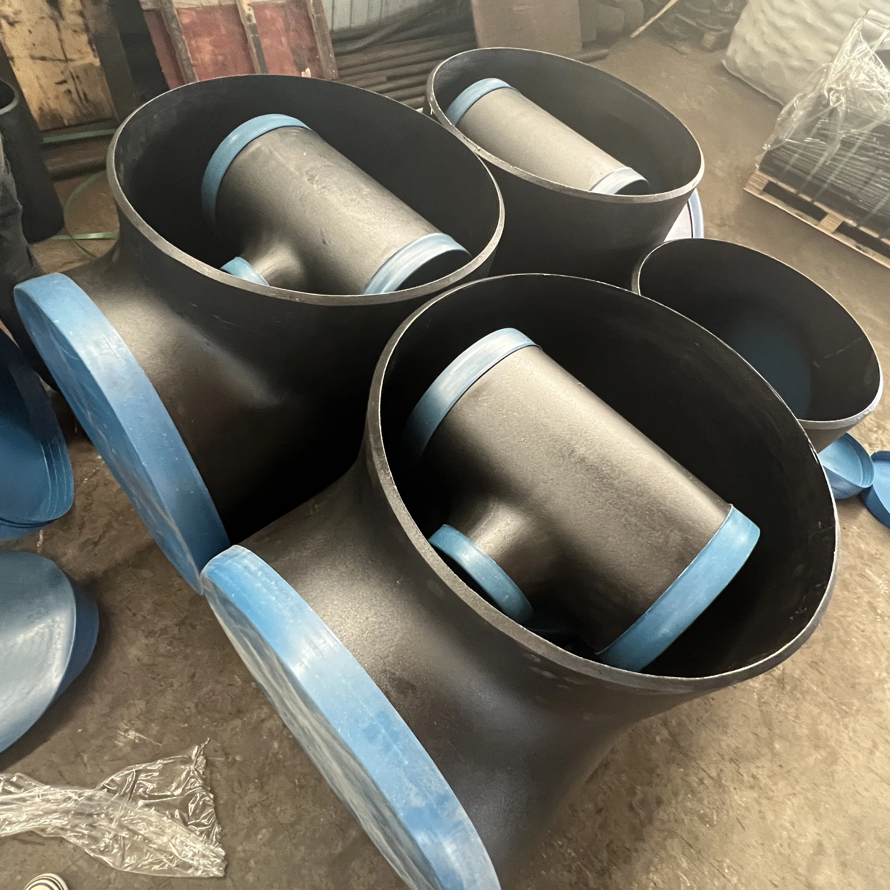 Asme B16.9 Carton Steel Butt-welding Seamless Pipe Fitting Tee - Buy ...