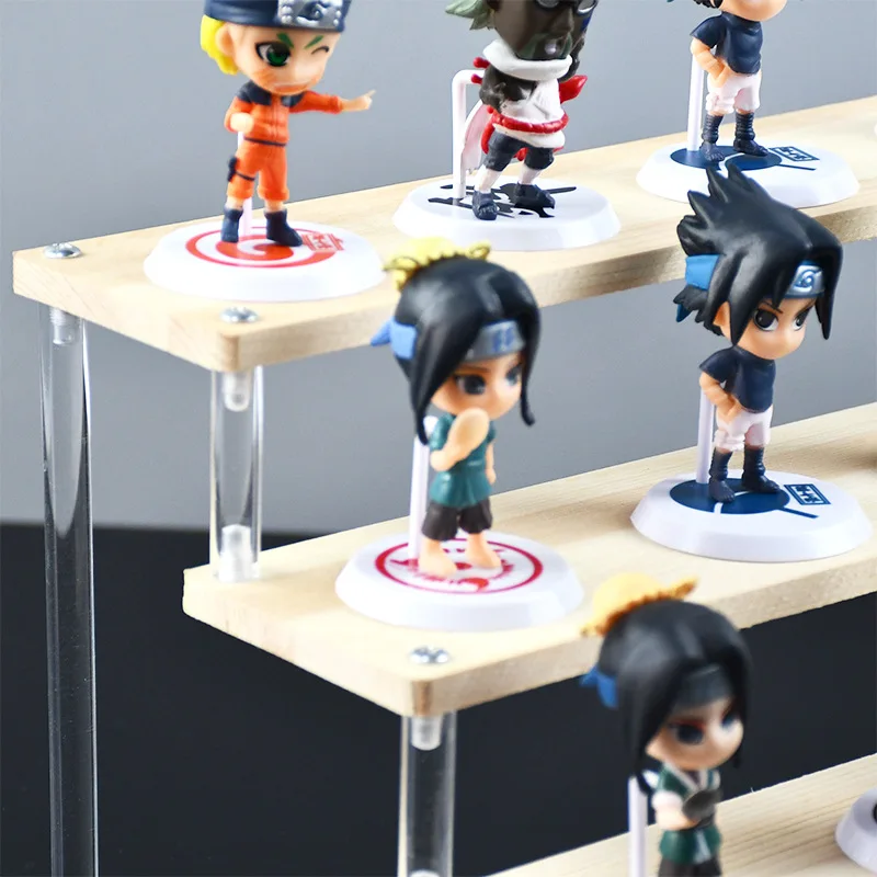 5 Layer Cosmetic Products Tabletop Figure Table Wooden Shelf Acrylic ...