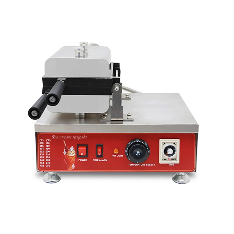 Mini Automatic Electric Ice Cream Taiyaki Maker Fish Shape Cone Cake ...