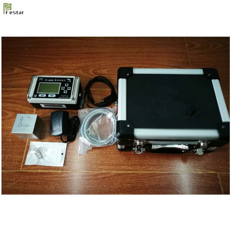 3 Channels Axial Blasting Vibration Meter Logger Vibration Monitor ...