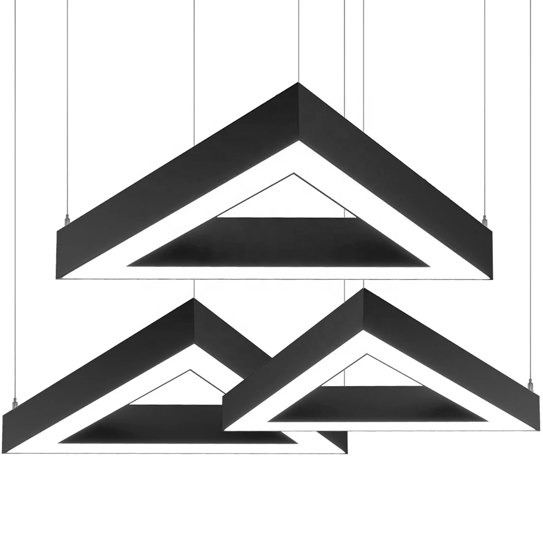 Modern Scalene Triangle LED Pendant Lamp Ceiling Decoration for Dining ...