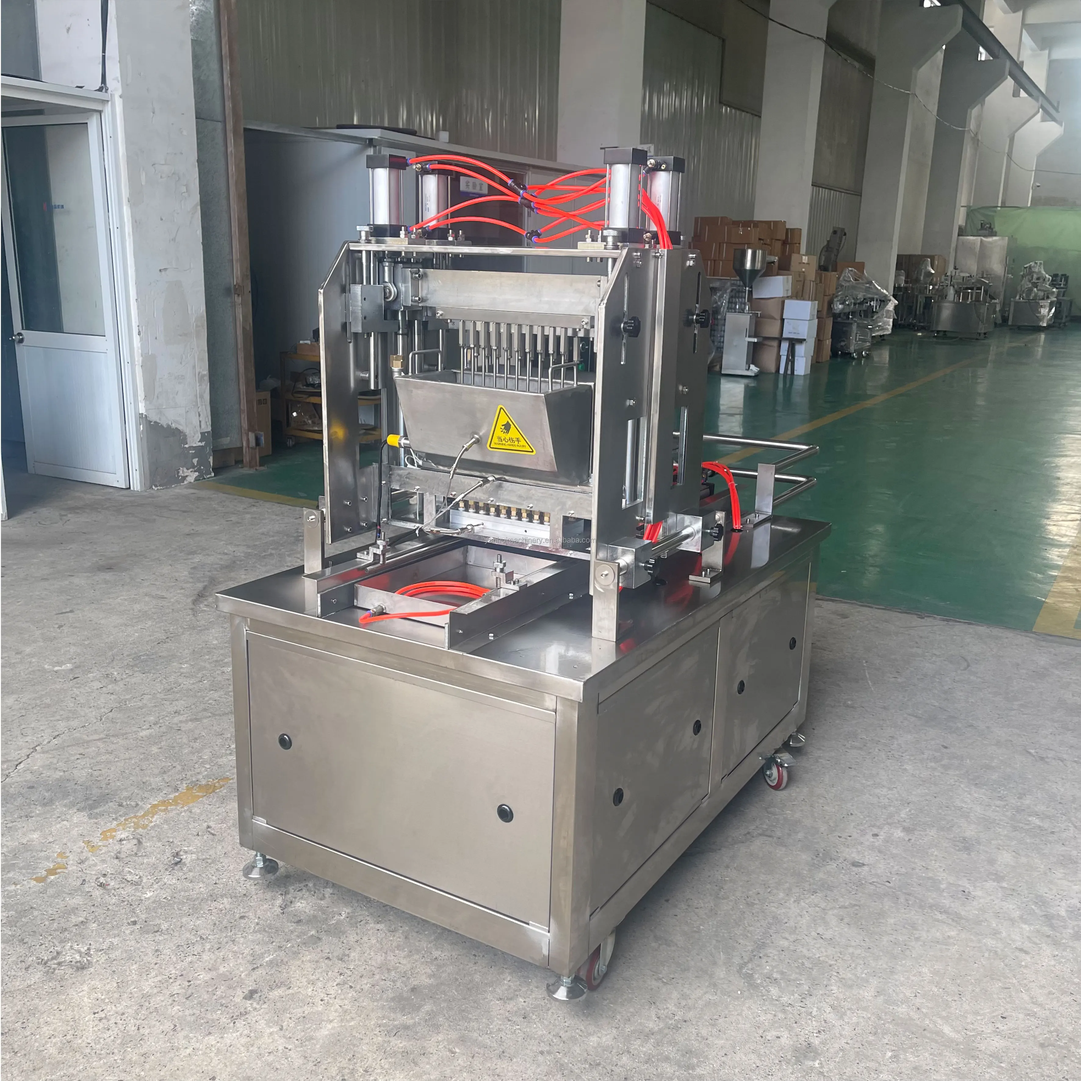 Small Scale Gummy Mold Universal Depositor Semi Automatic Sugar Mint ...