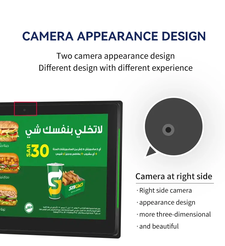 Front Reader Nfc Rfid Wall Mount Poe Tablet Pc 10.1 Inch Meeting Room Android 11 Display With 2g ...