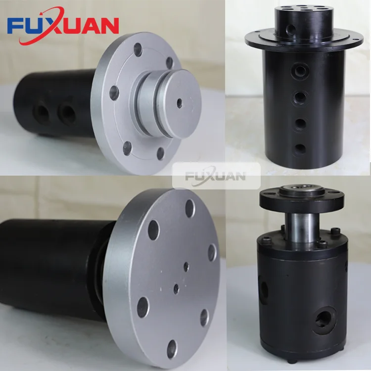 Customized Hydraulic Pneumatic Multi-channel Rotary Joint 2 3 Center ...