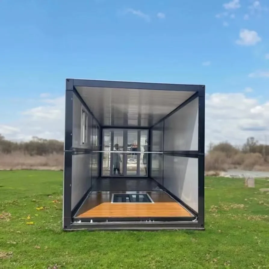 FMX Panel Prefab Modular Tiny Foldable Container House Fold Out ...