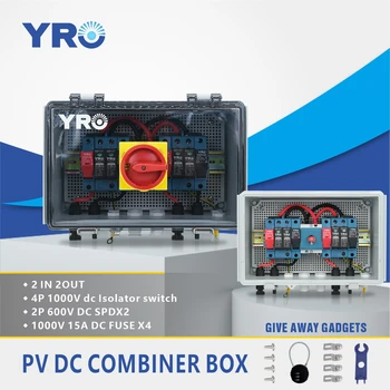 Pv Strings Dc Combiner Box 2 Input 2 Output 1000v With Dc Isolator ...