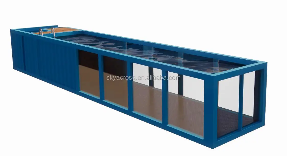 40 Foot Shipping Container Transformed Swimming Pool Mini Pool for ...