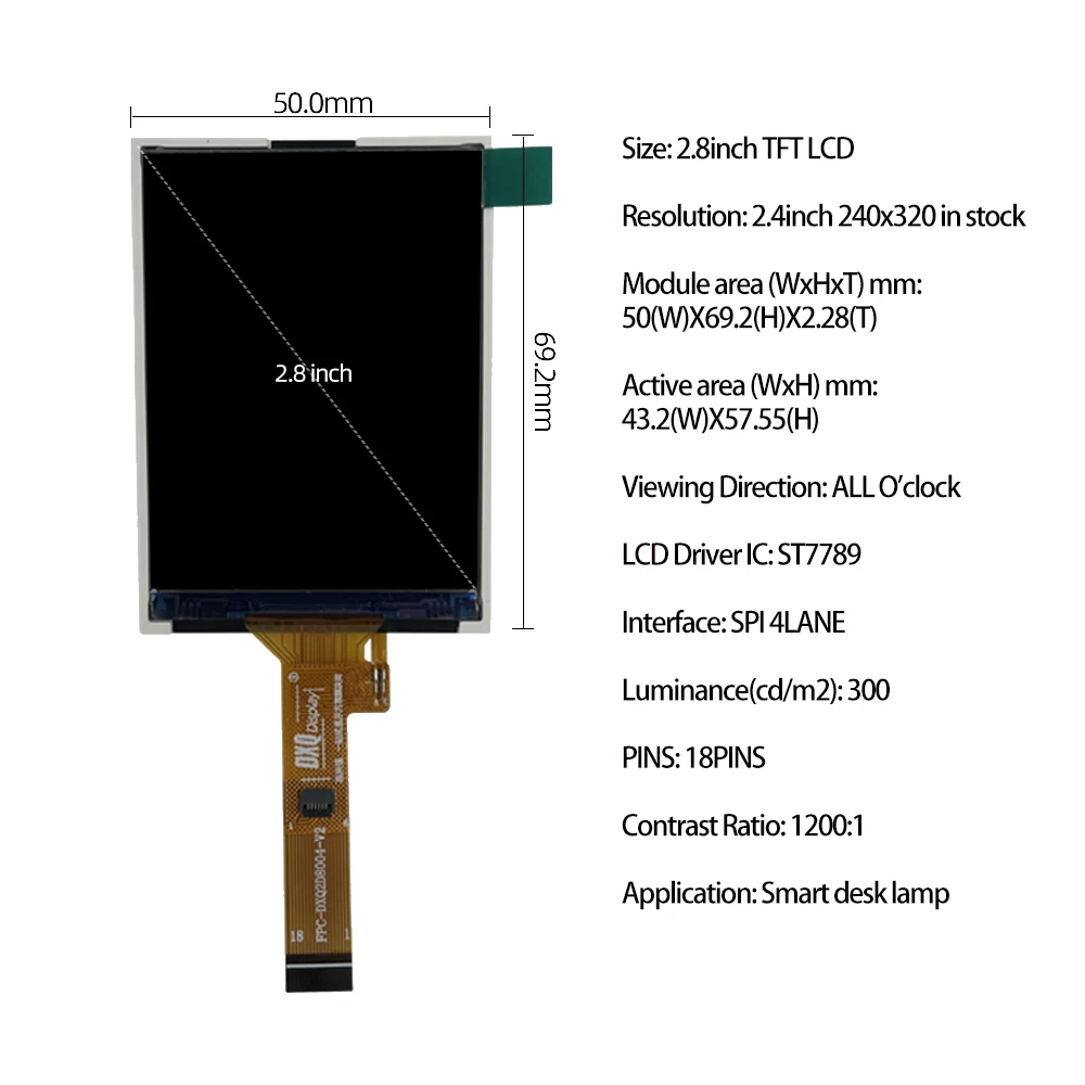 MIPI Mcu Rgb Spi Lvds HDM Interface - Small Color Displays