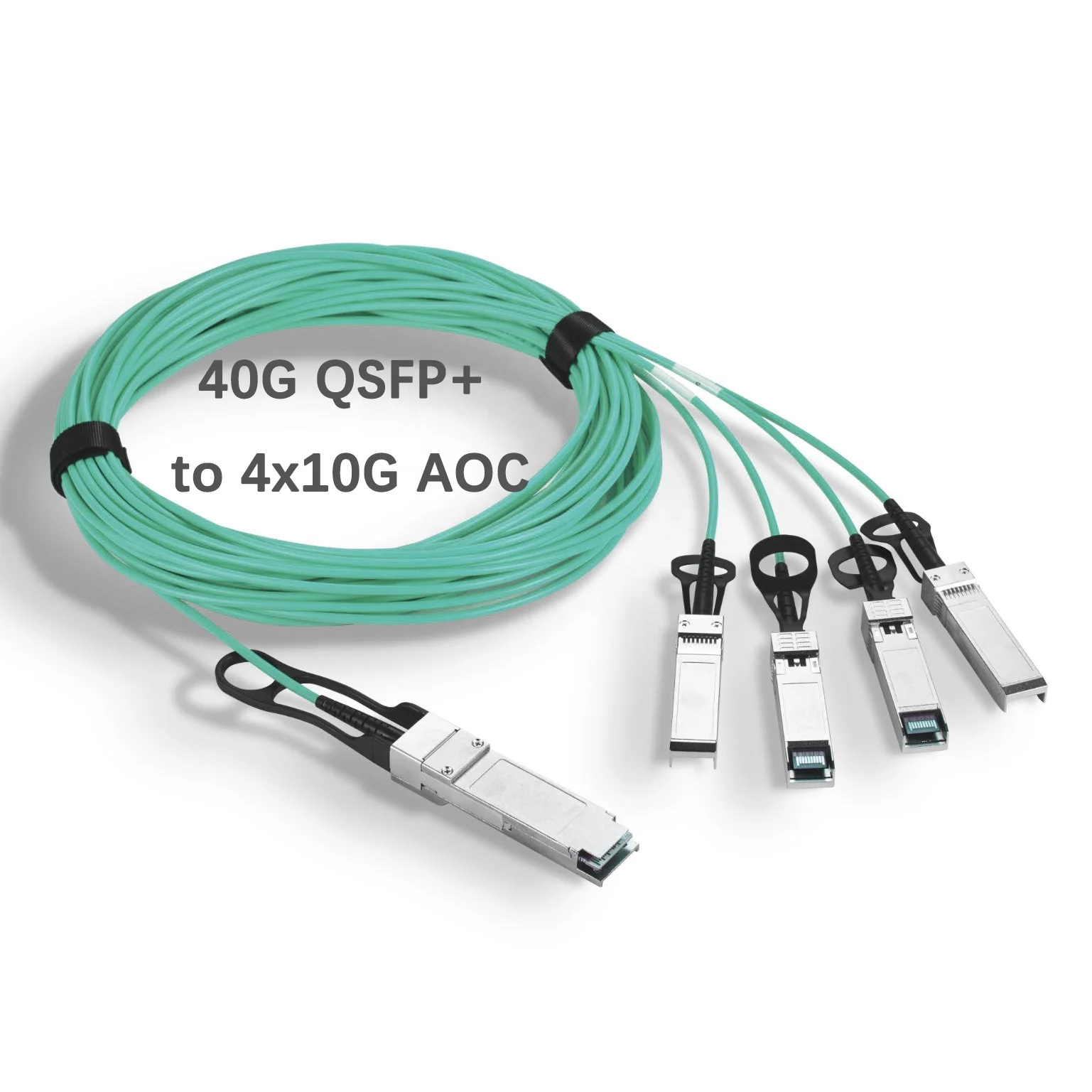 40g Qsfp+ To 4x10g Sfp+ Breakout Active Optical Cable 1m 2m 3m 5m 7m ...