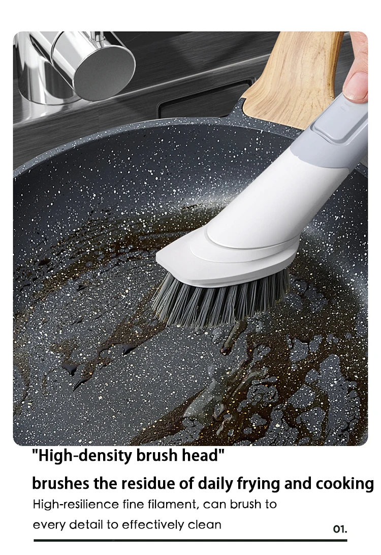 5 Pack Kitchen Scrub Brush Set Long Handle Cleaning Brush Kitchen ... 5 Pack Kitchen Scrub Brush Set Long Handle Cleaning Brush Kitchen ...