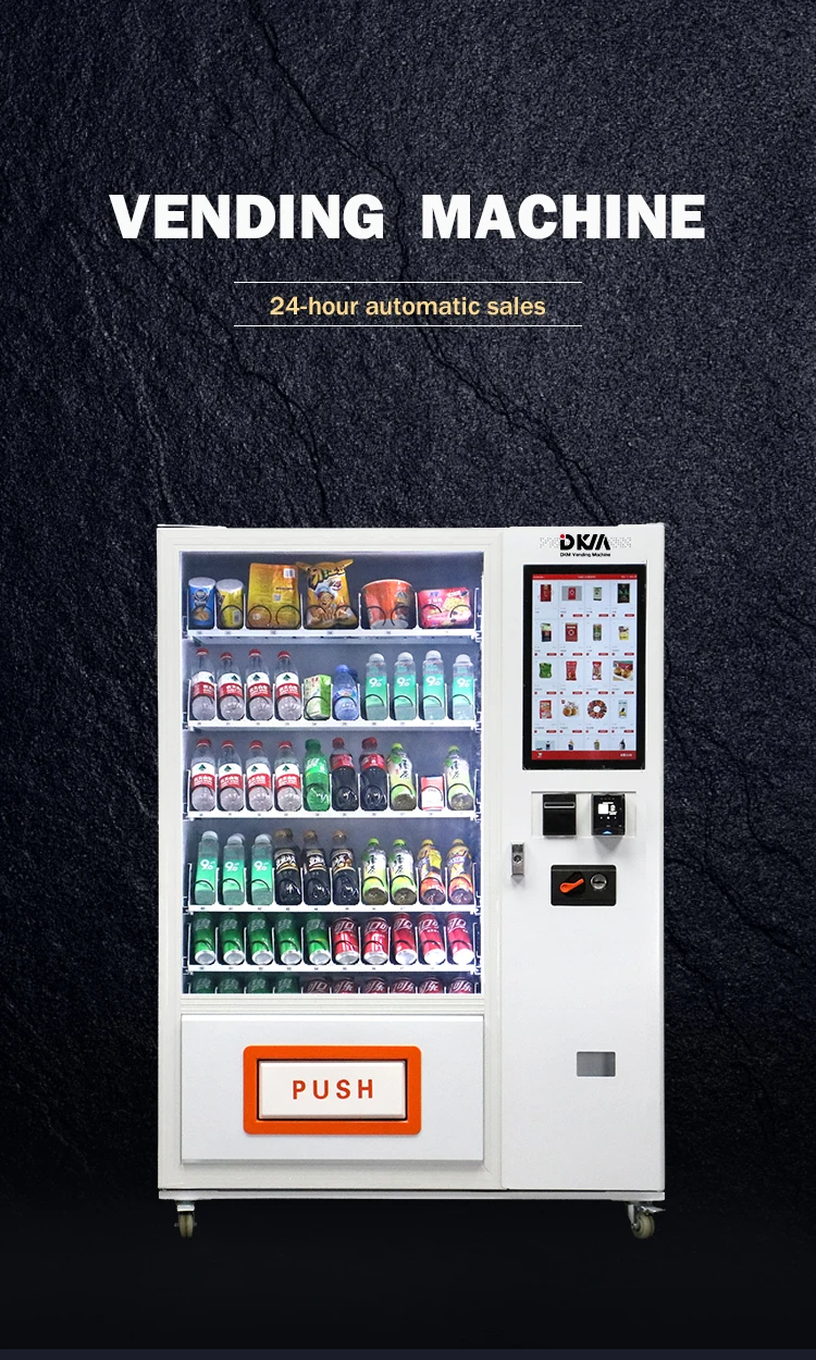 DKM Custom Smart Vending Machine - Food & Beverage Combo