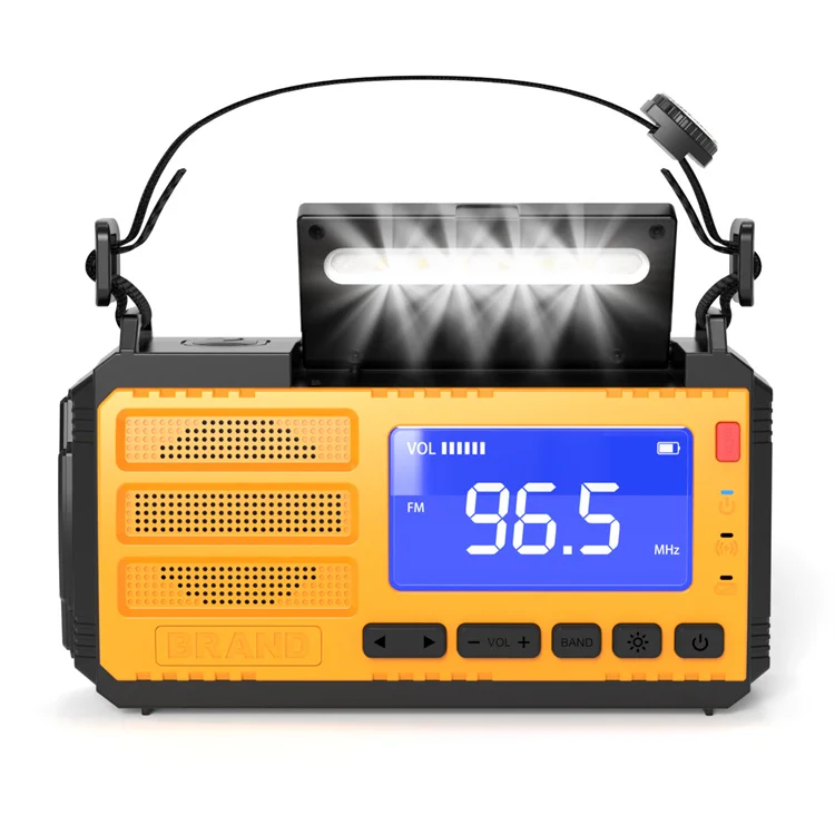 Emergency Powerbank with LED Light, Radio, and SOS Alarm