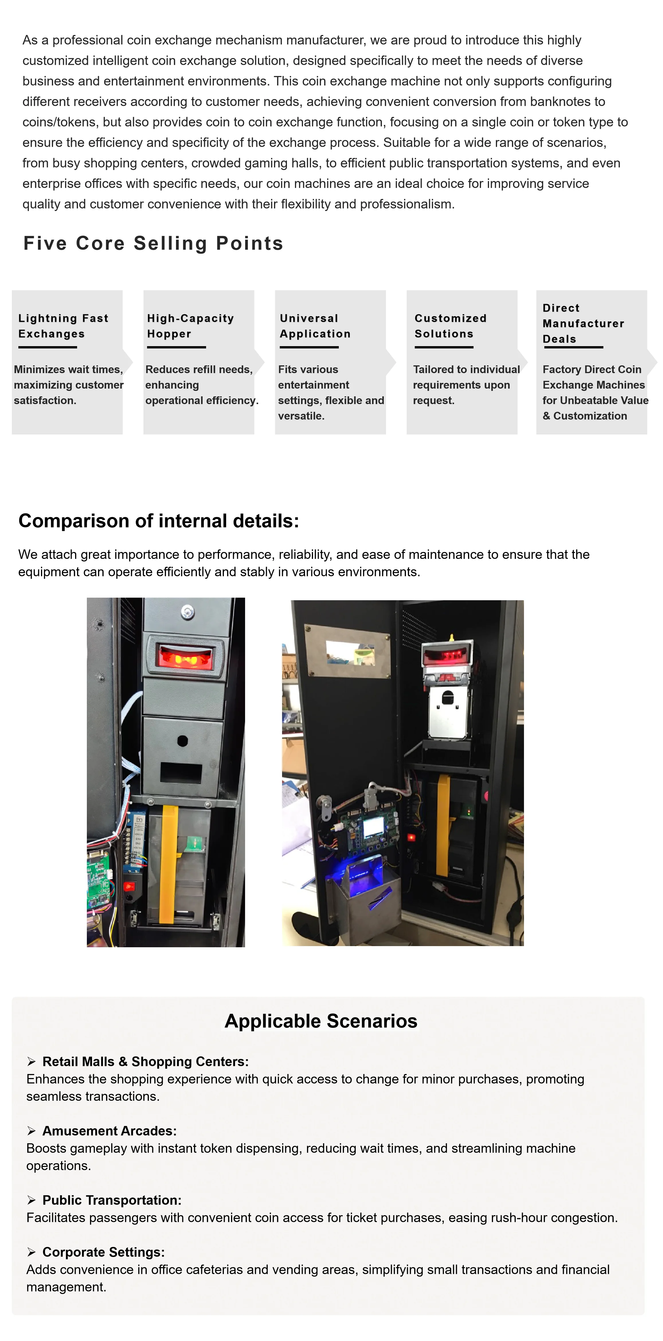 Customised Coin Changer Coin Exchange Machine Laundry Shop Bus Train ...