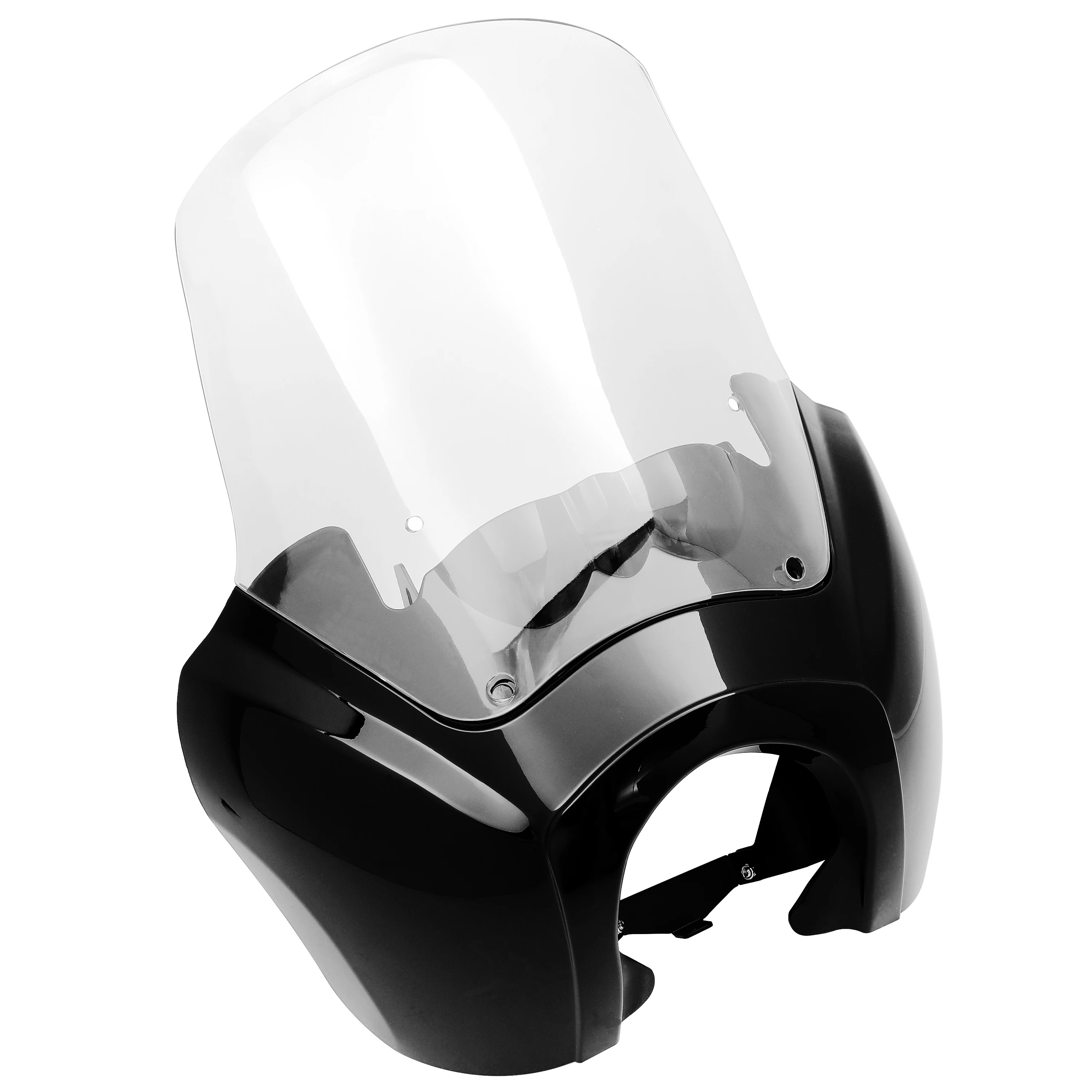 Front Fairing W/ 15" Clear Windshield Fit for Harley Dyna Switchback ...