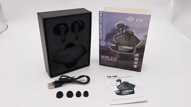 New Arrival P36 Tws Gaming Headset Headphones Low Latency Stereo True