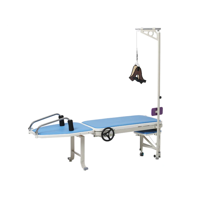 Manual Lumbar Traction Hospital Bed Medical Traction Frame Cervical And ...