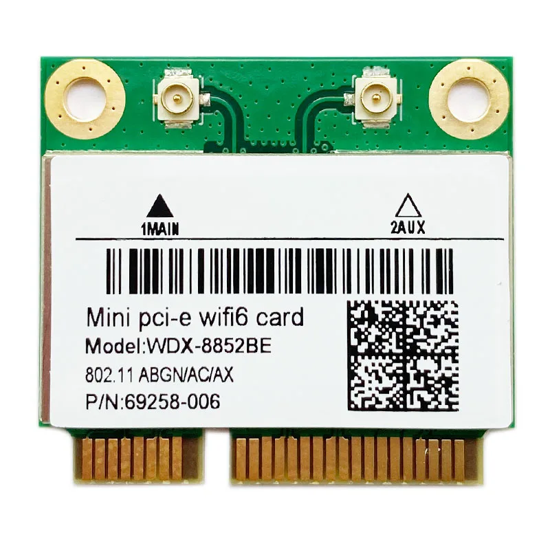Realtek RTL8852BE Wifi 6 Dual Band Wireless Adapter, 1800Mbps PCIe ...