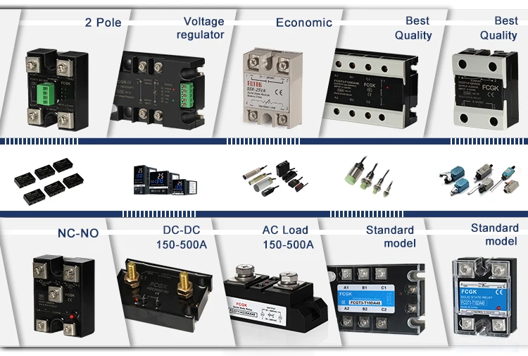 Fcgk Ac Solid State Relay Ssr 100a Ac-ac High Voltage Single Phase ...
