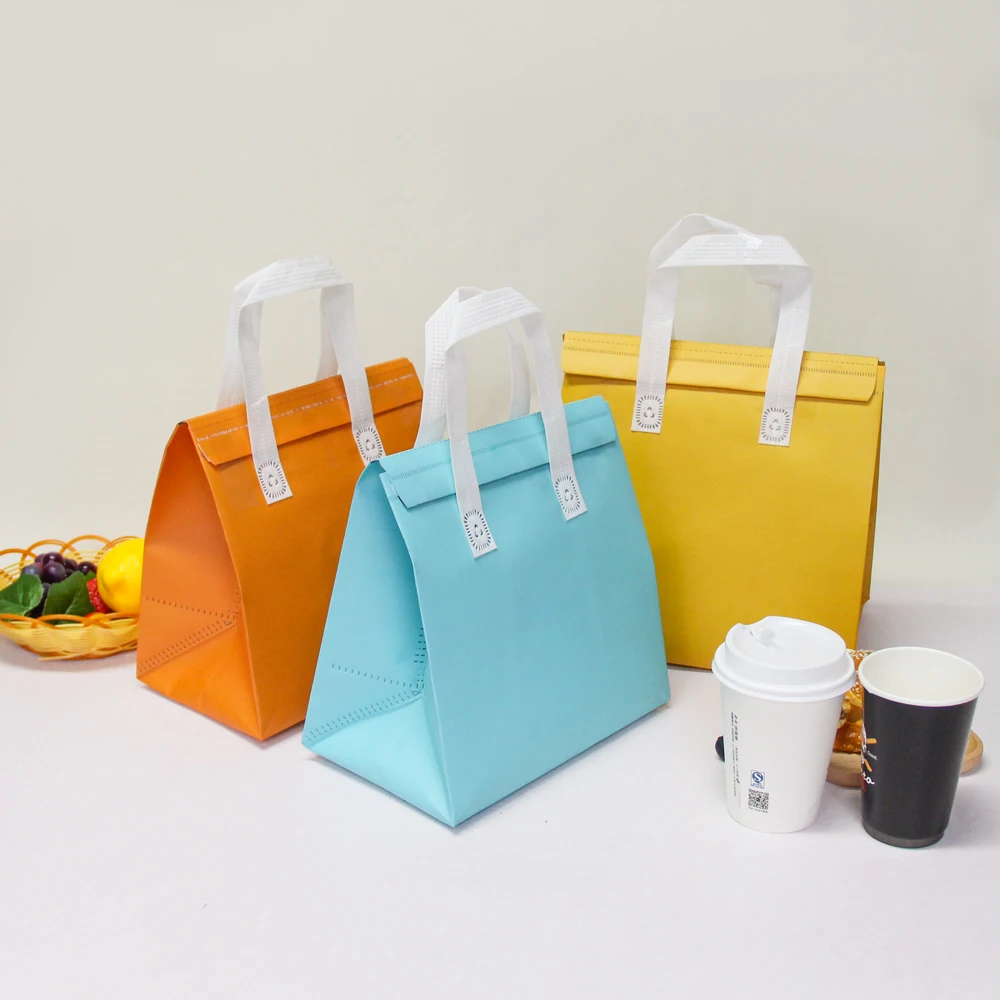 Grocery Food Delivery - Insulated Tote Bags with Solar Panels