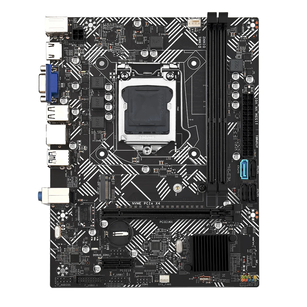 M Atx Desktop Motherboard For Intel B75 Nvme M.2 High-speed Sata 6gb/s ...