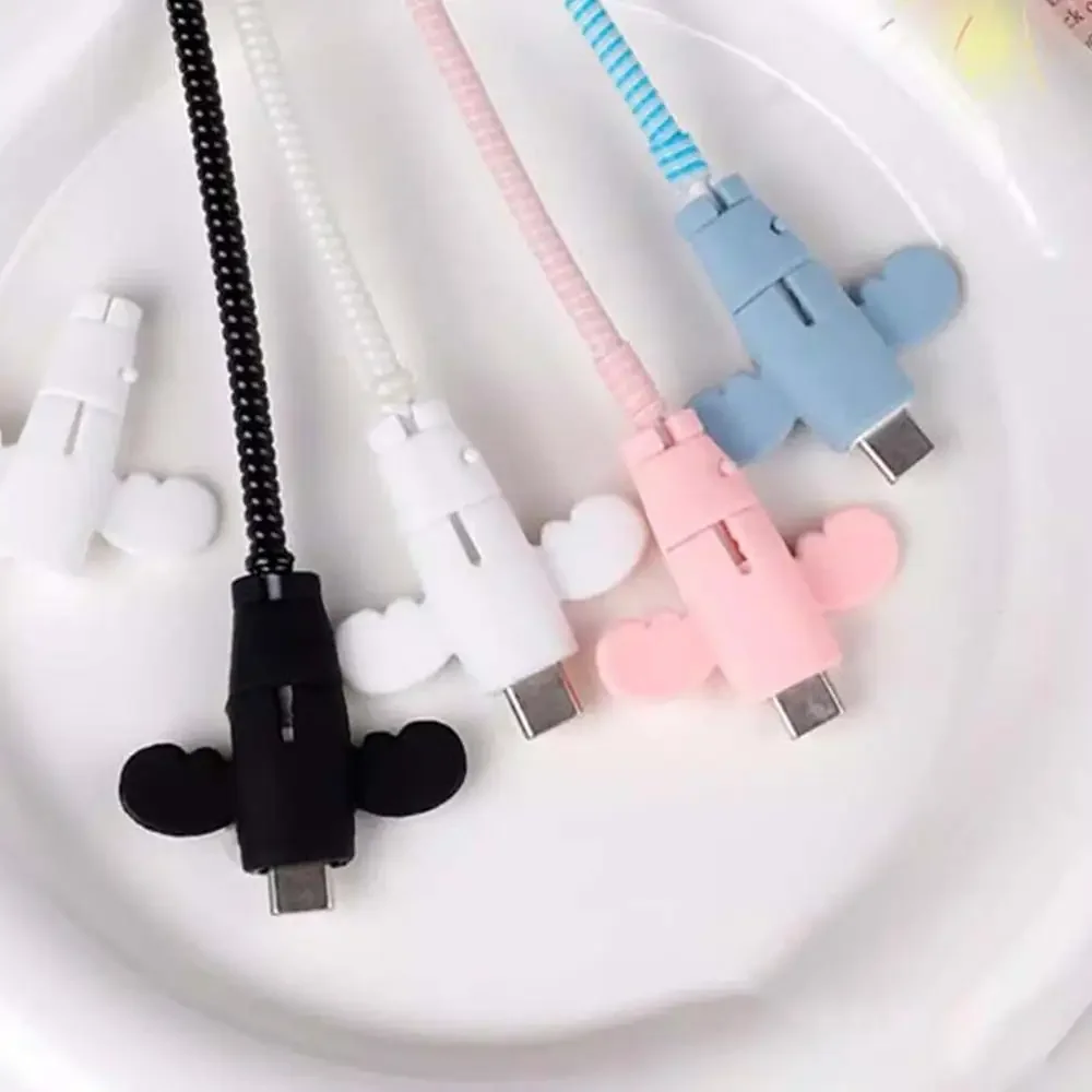 Cute Angel Simple Cable Protector Data Line Protector Sheath Cable ...