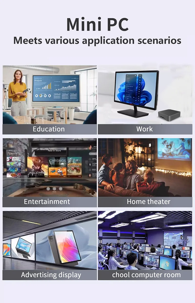 Custom Mini Pc windows 11 Mini Computer Cheap Low Power Mini Pc ...