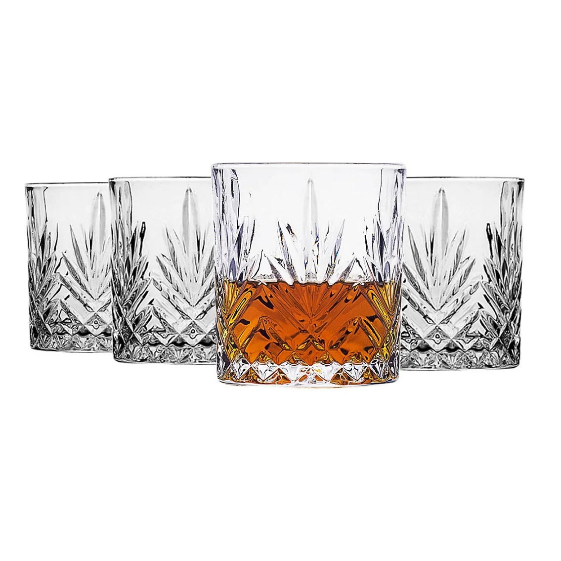 2225 French DOF Whiskey Glasses - 12oz Vodka Cup BPA Free