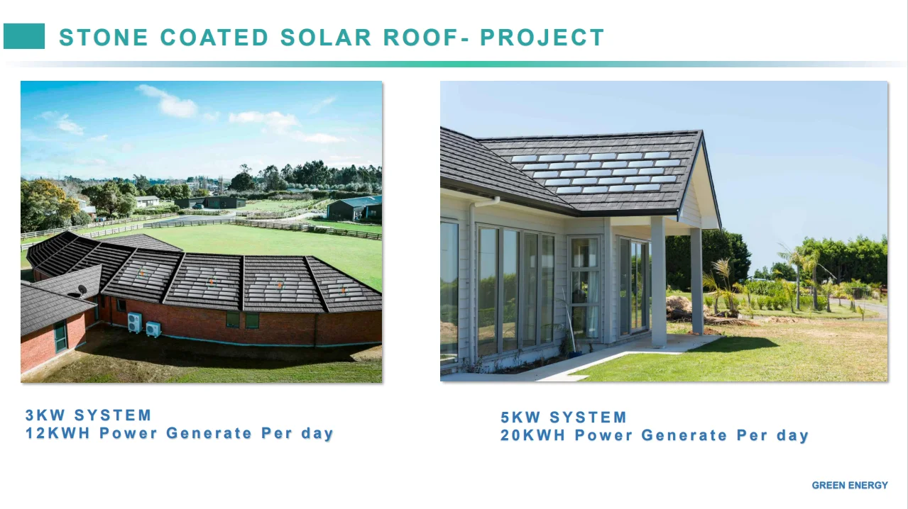 BIPV Solar Tiles - Efficient 90W Roofing Panels for Homes
