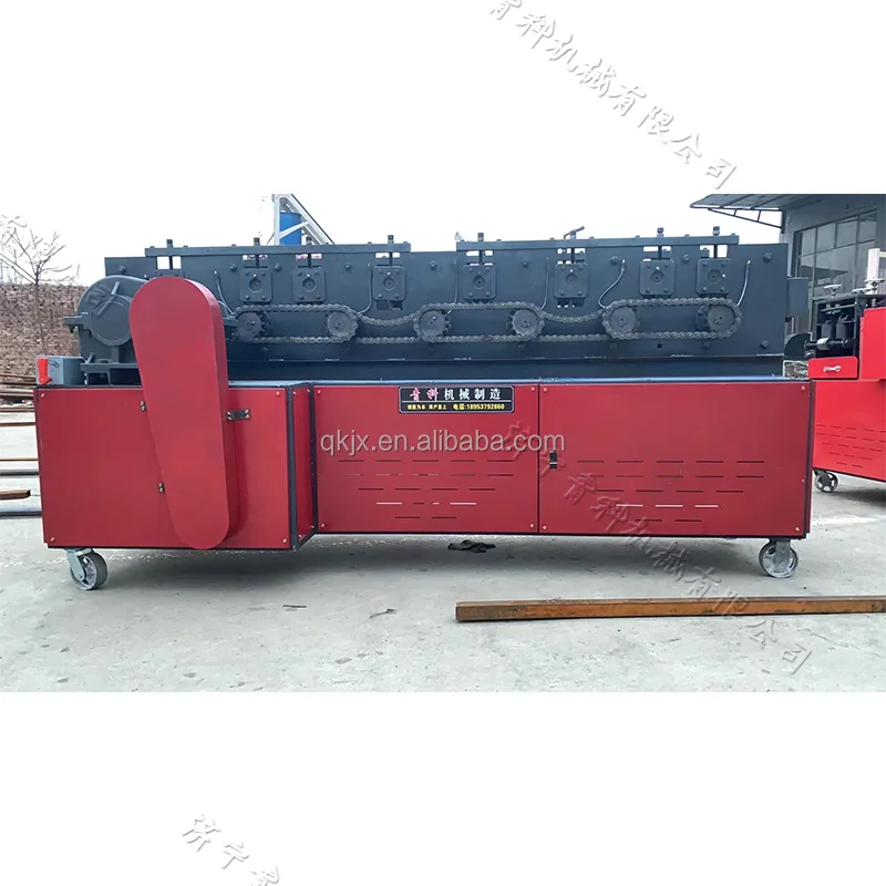 Multi-functional Square Tube Straightening/derusting Machine