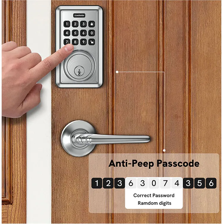 T626 Ansi Usa Waterproof Smart Lock Easy Installation Deadbolts Smart ...