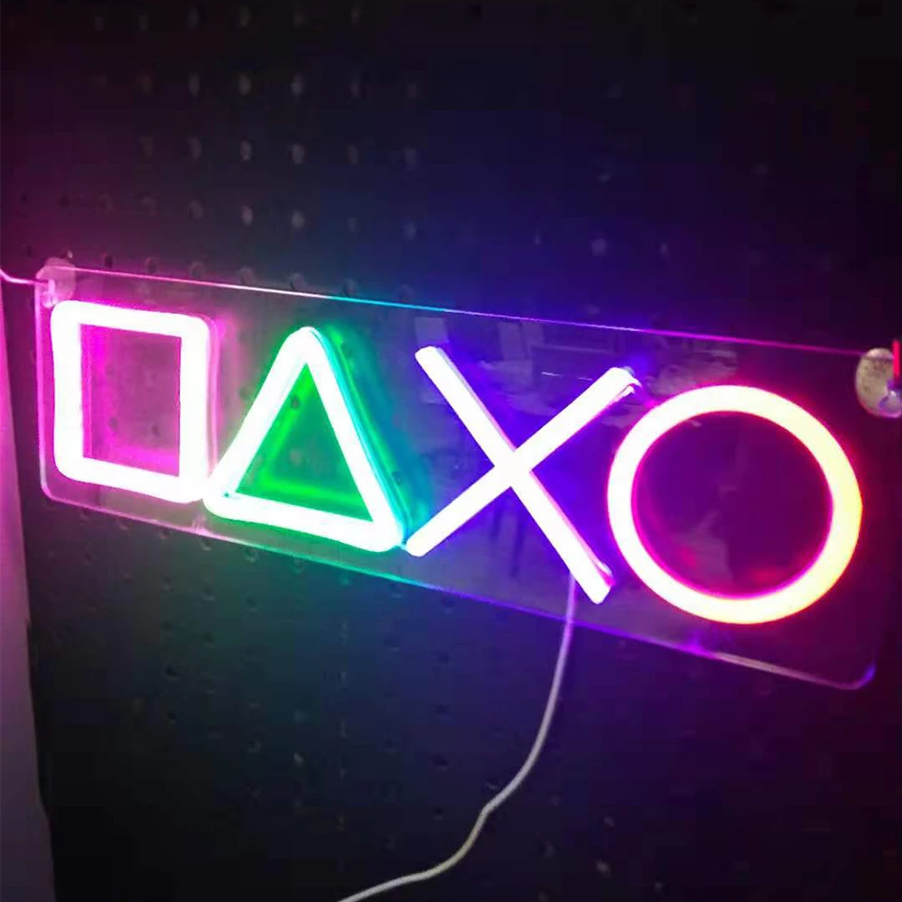 Gaming Neon Lights Signs Game Icon Lamp Atmosphere Light Ktv Ornament ...