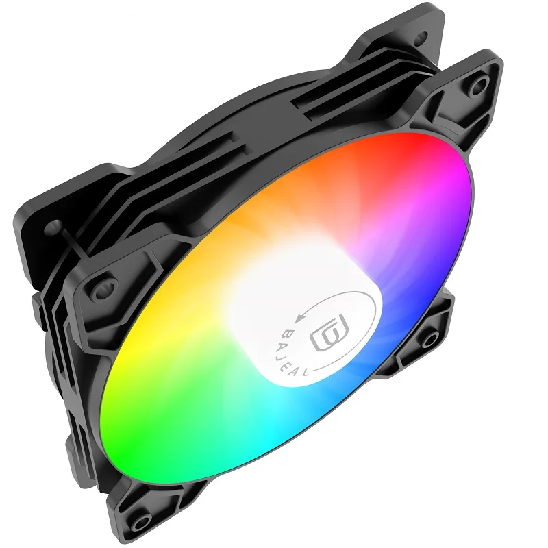 Wholesale Customized 120mm PC Fan Fixed Fan Colorful LED Light Computer ...