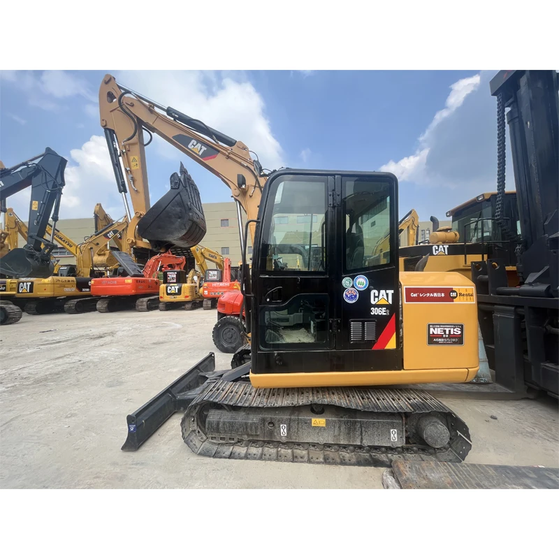 6tons Caterpillar Second Hand Cat306e2 Mini Excavator Hydraulic Crawler ...