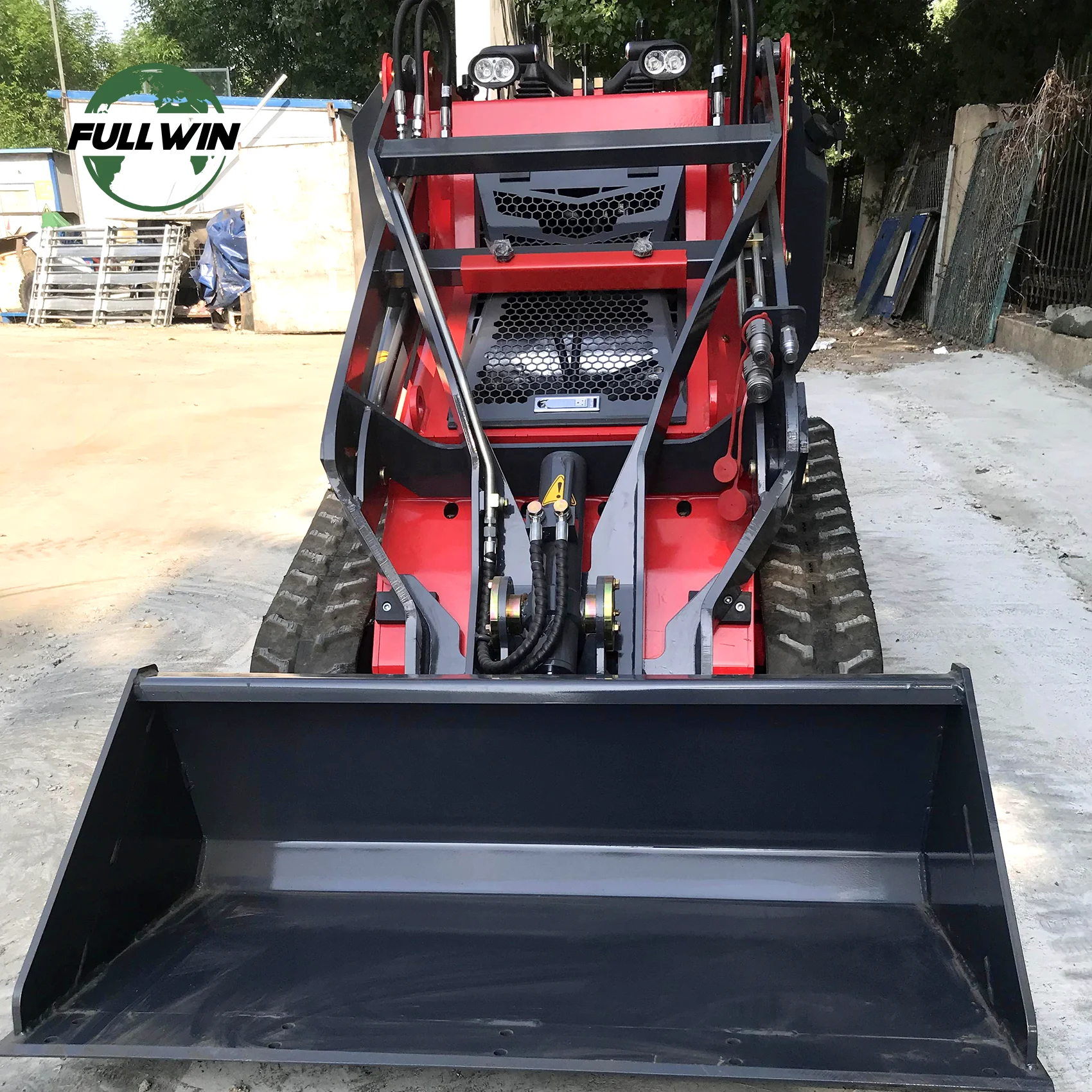 Compact Powerful New Mini Skid Steer Loader Rubber Tracks Super Lift ...