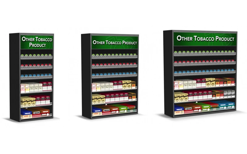 Custom Stand Display Cigarette Pusher Tobacco Cigarette Display ...