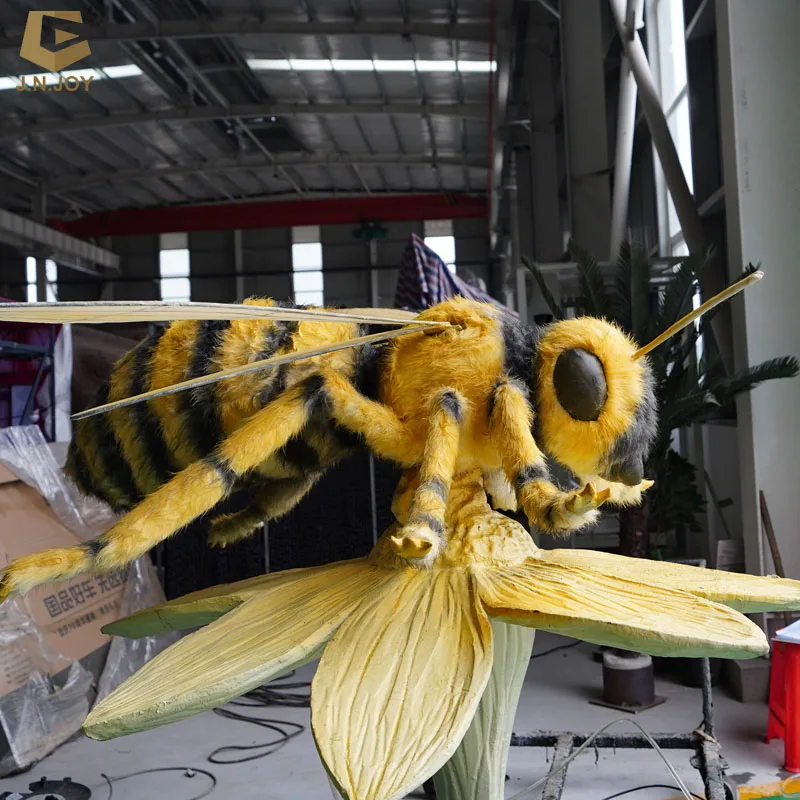 Ap03 Waterproof Playground Statue Robot Animatronic Bee Simulate Insect ...