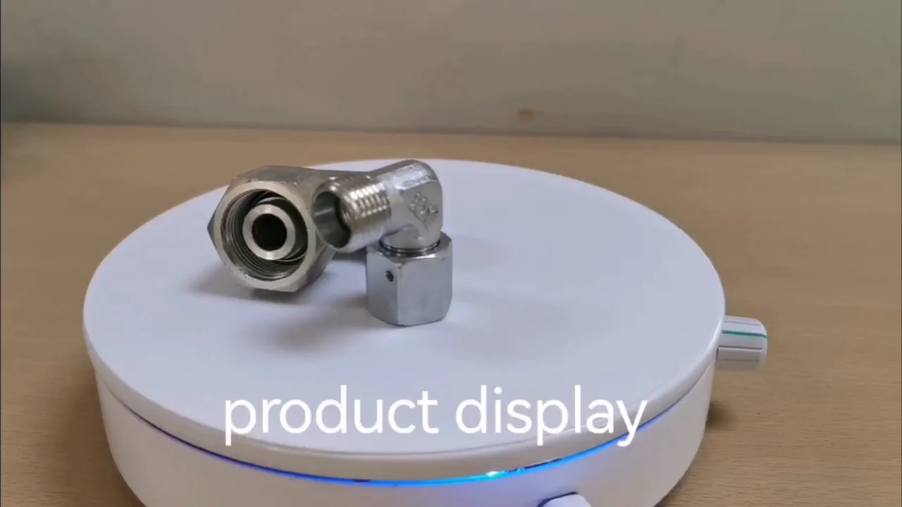 Hydraulic Pipe Fitting Reducer Tube Adaptor With Swivel Nut 90 Degree ...