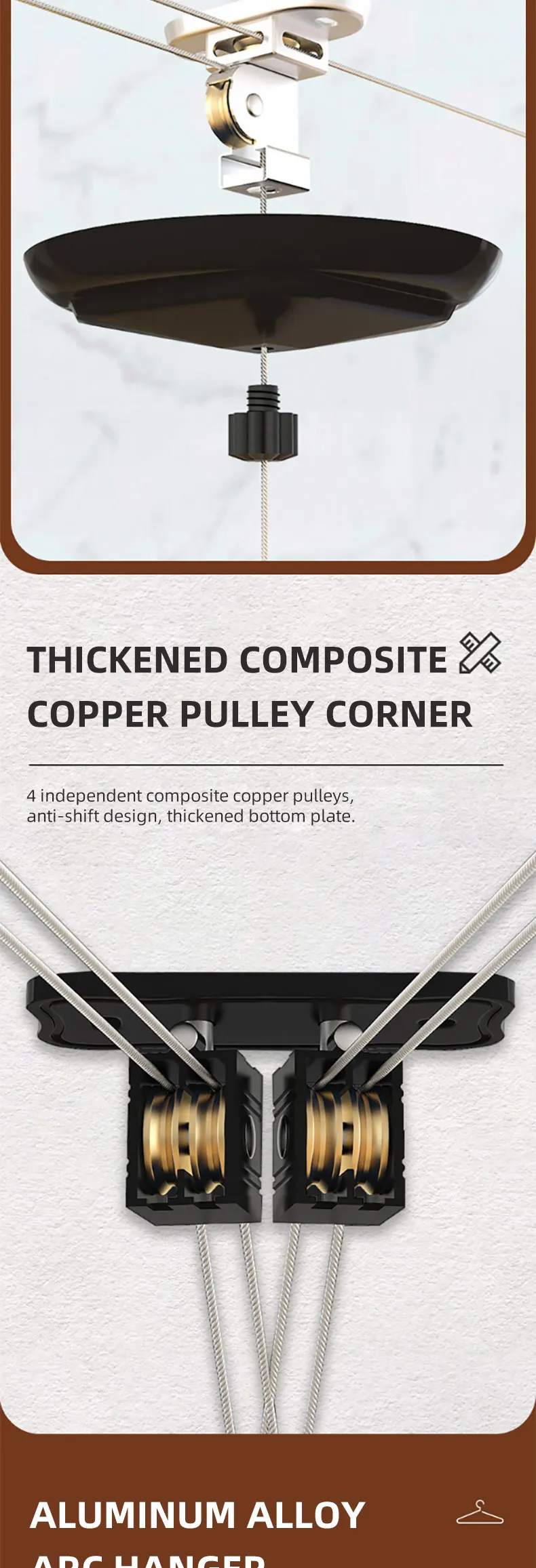 Manual Lifting Balcony Clothes Rack Hangers Retractable Ceiling Mounted ...