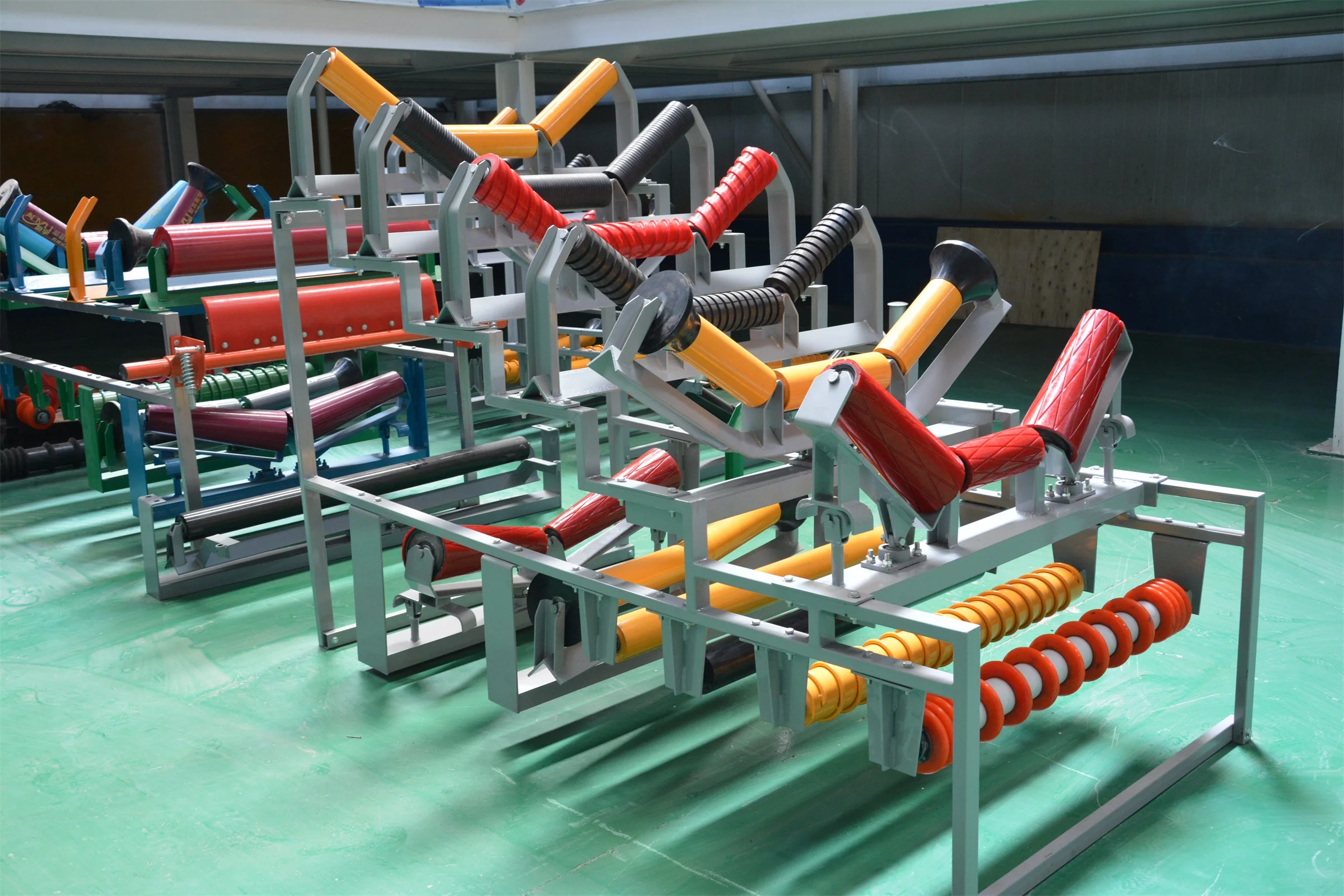 New Conveyor Belt Idler Roller Nylon Material Gravity Conveyor Design ...