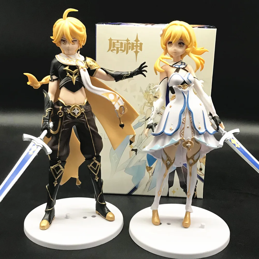 Game Cartoon Character Collectible Genshin Impact Klee Paimon Action ...