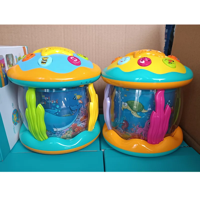 Hot Sale Hand Clap Drum Projection Ocean Paradise Baby Toys Education ...