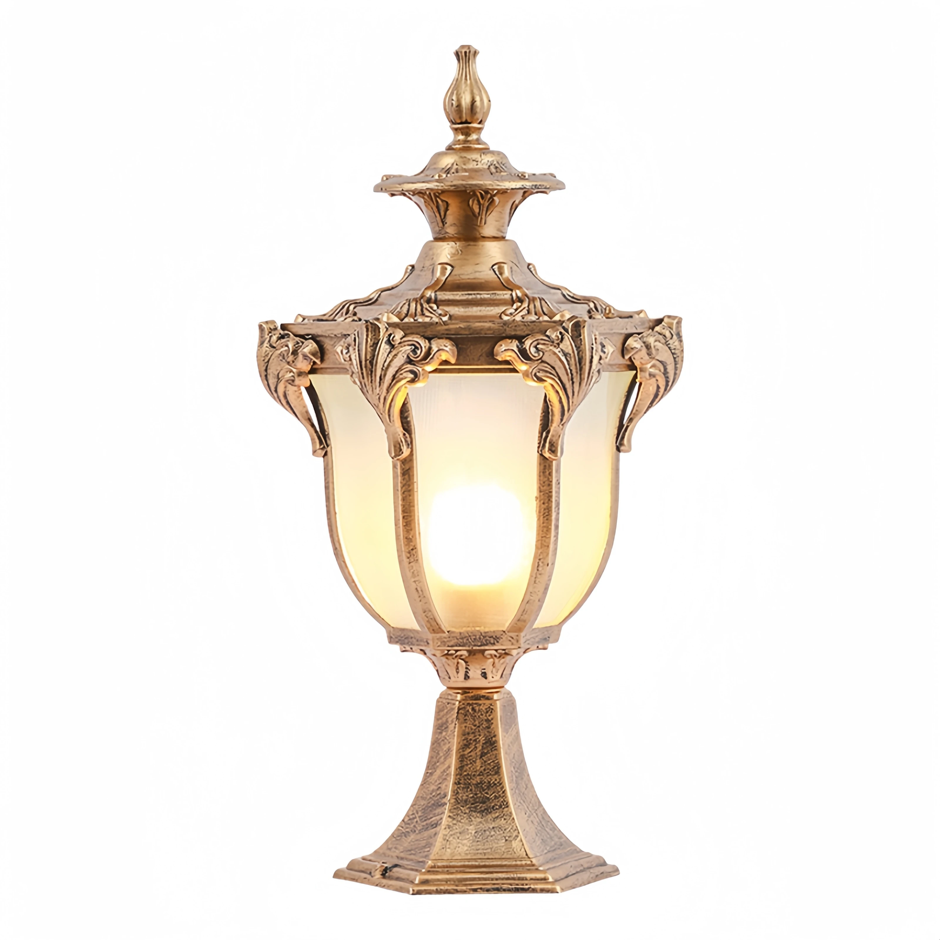 Outdoor Waterproof Gate Lamp Post Head Lighting Aluminum LED Lamps