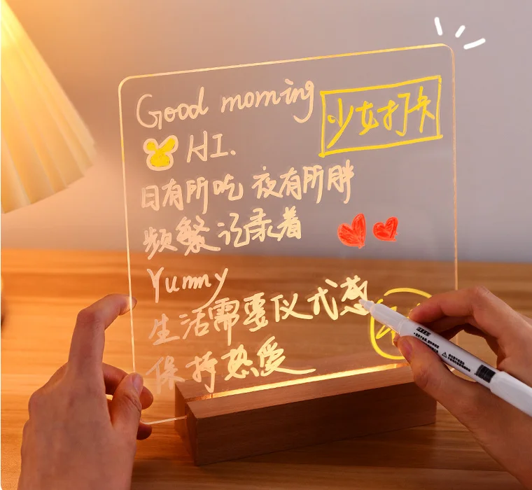 Acrylic Sheet for LED Base Light-Emitting DIY Night Light