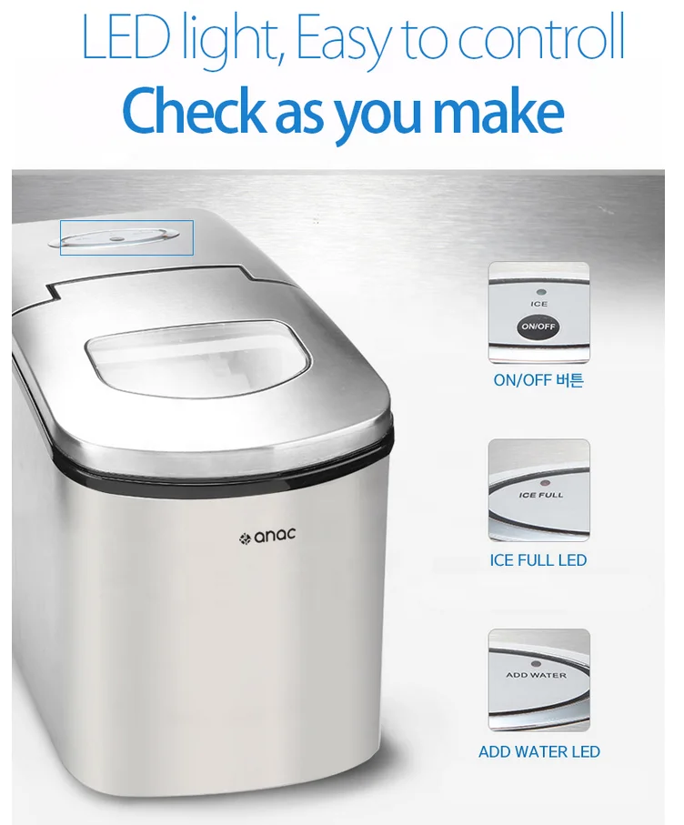 Portable Ice Maker Portable Cube Mini Ice Maker Machine Countertop ...